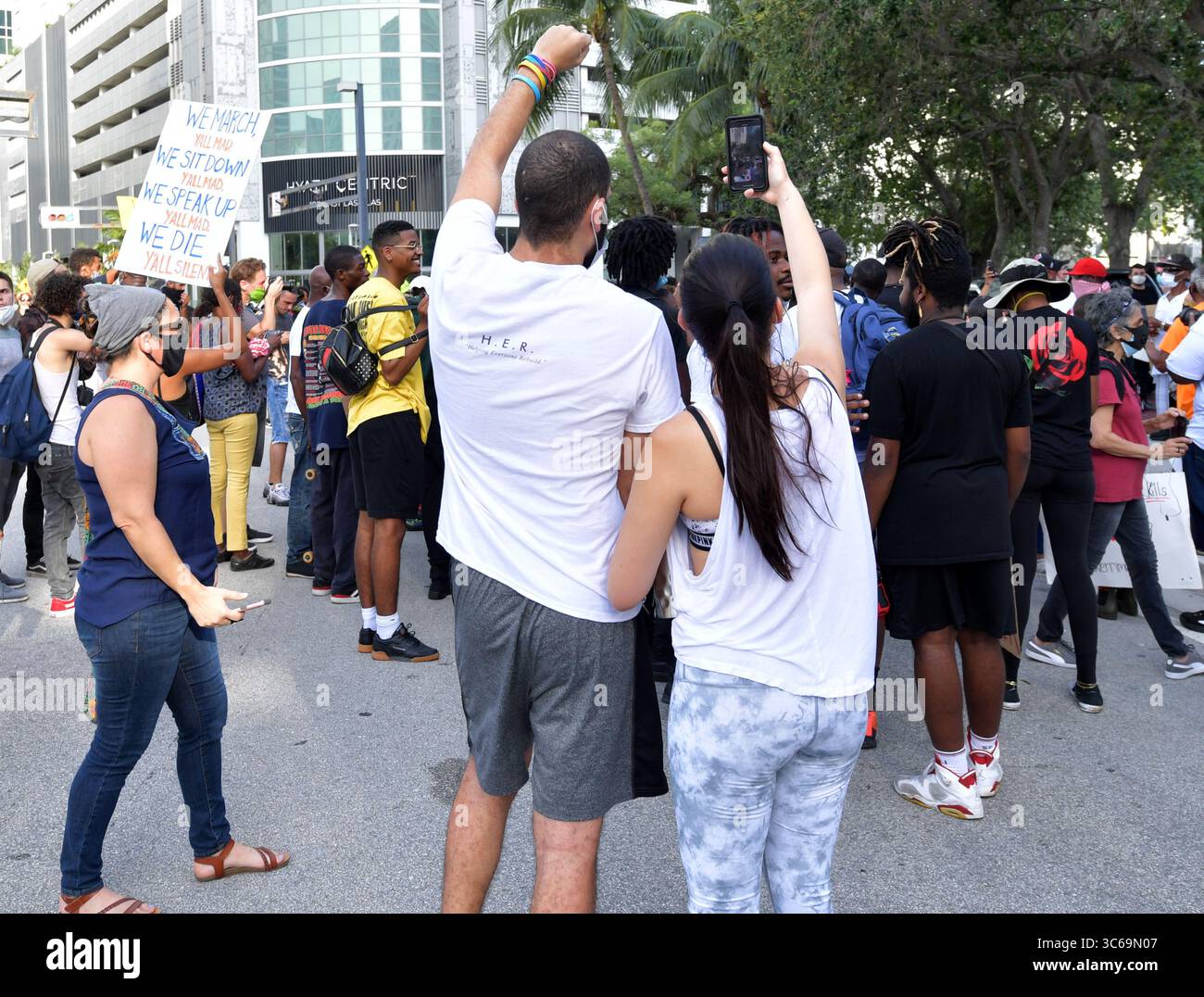Protestors miami may 30, 2020 hi-res stock photography and images - Alamy