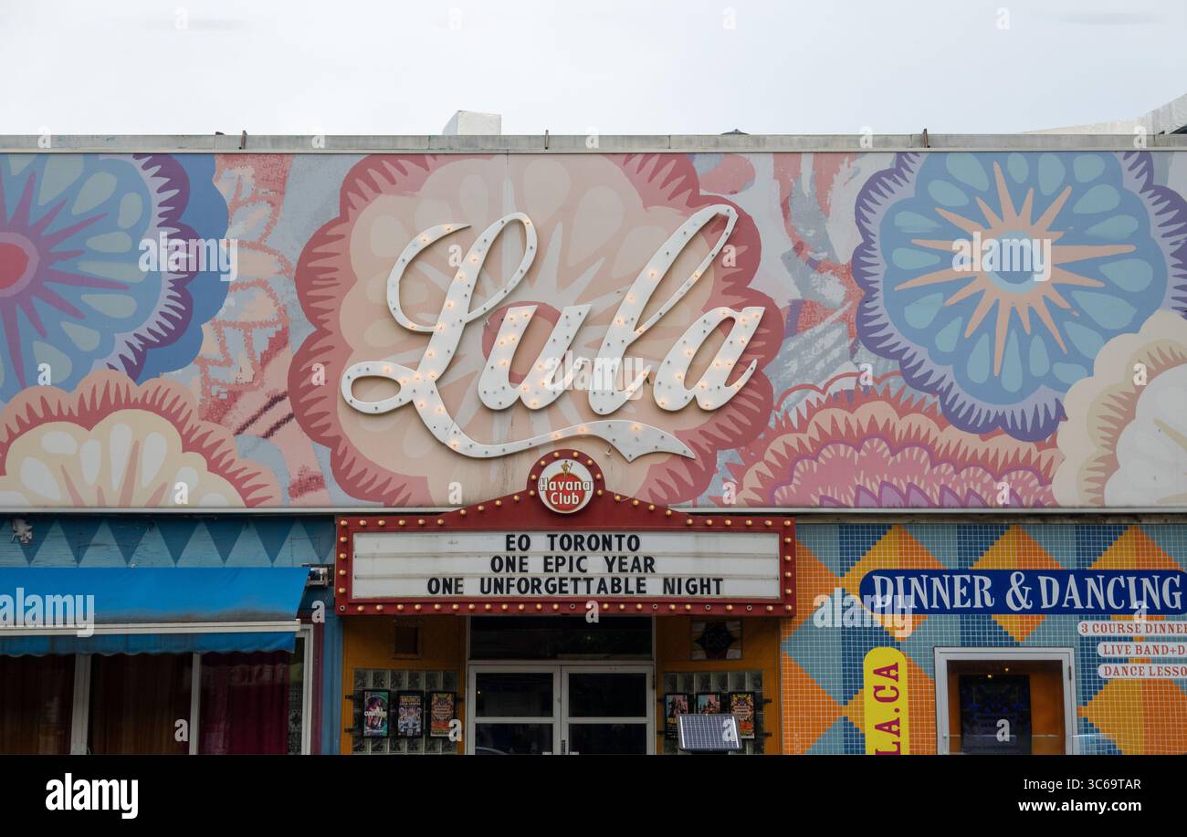 Lula Lounge front entrance in downtown Toronto Canada Stock Photo - Alamy