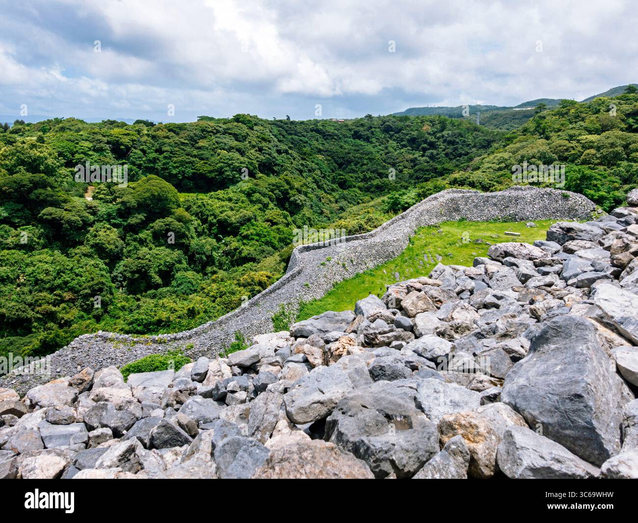 Nakijin catsle ruins in Okinawa Stock Photo - Alamy
