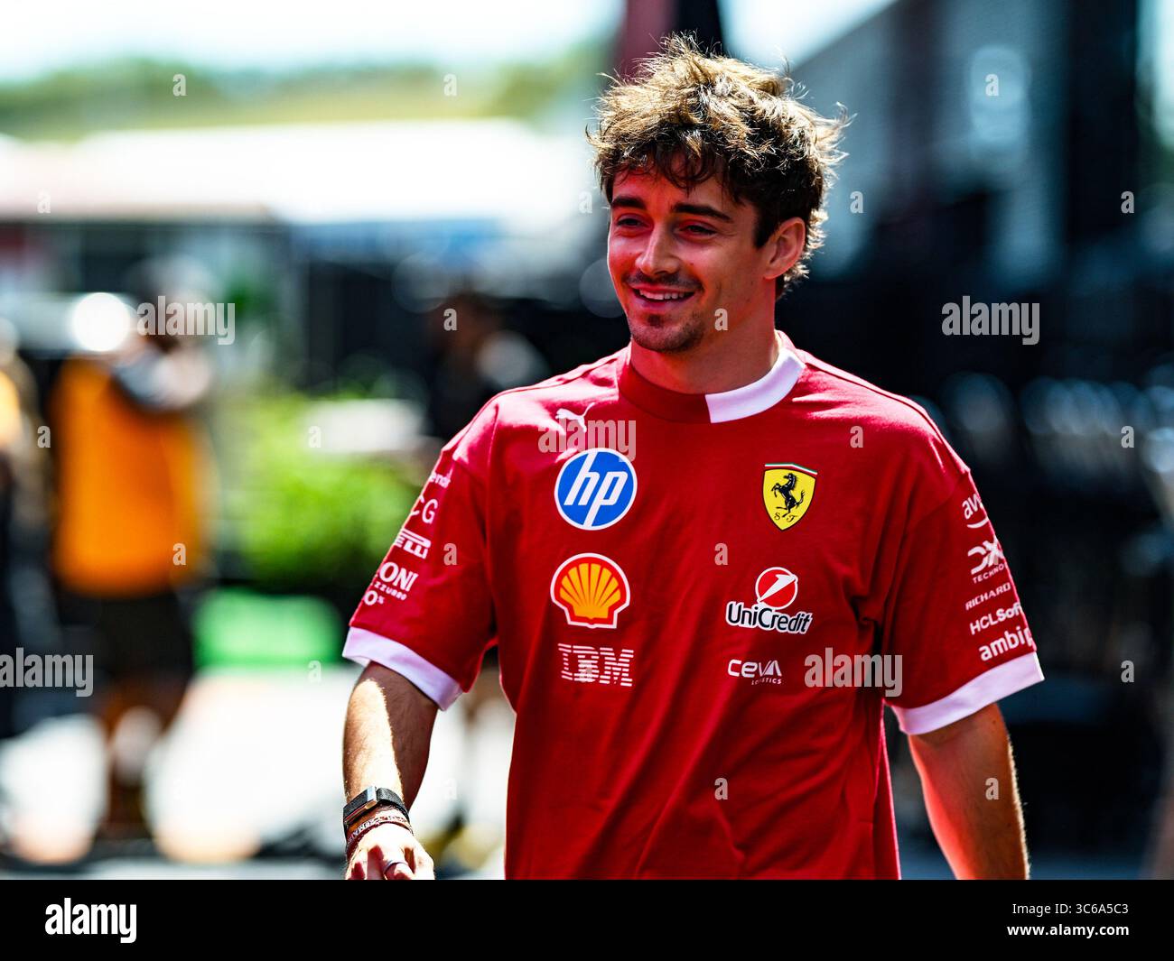 Hungary, Hungary. 31st July, 2025. #16 Charles Leclerc Of The Team Scuderia Ferrari HP, Ferrari ...
