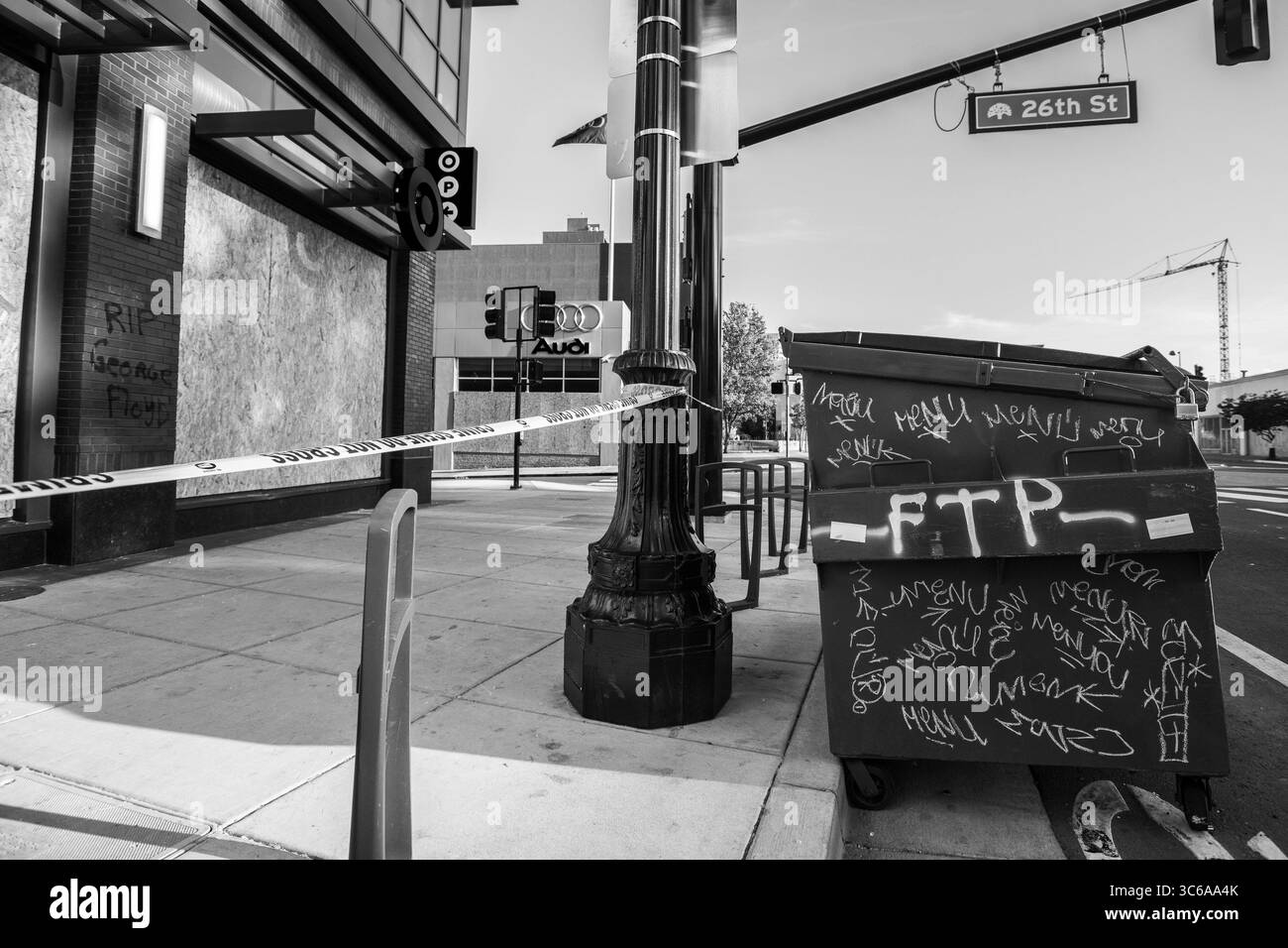 George floyd image blm Black and White Stock Photos & Images - Alamy