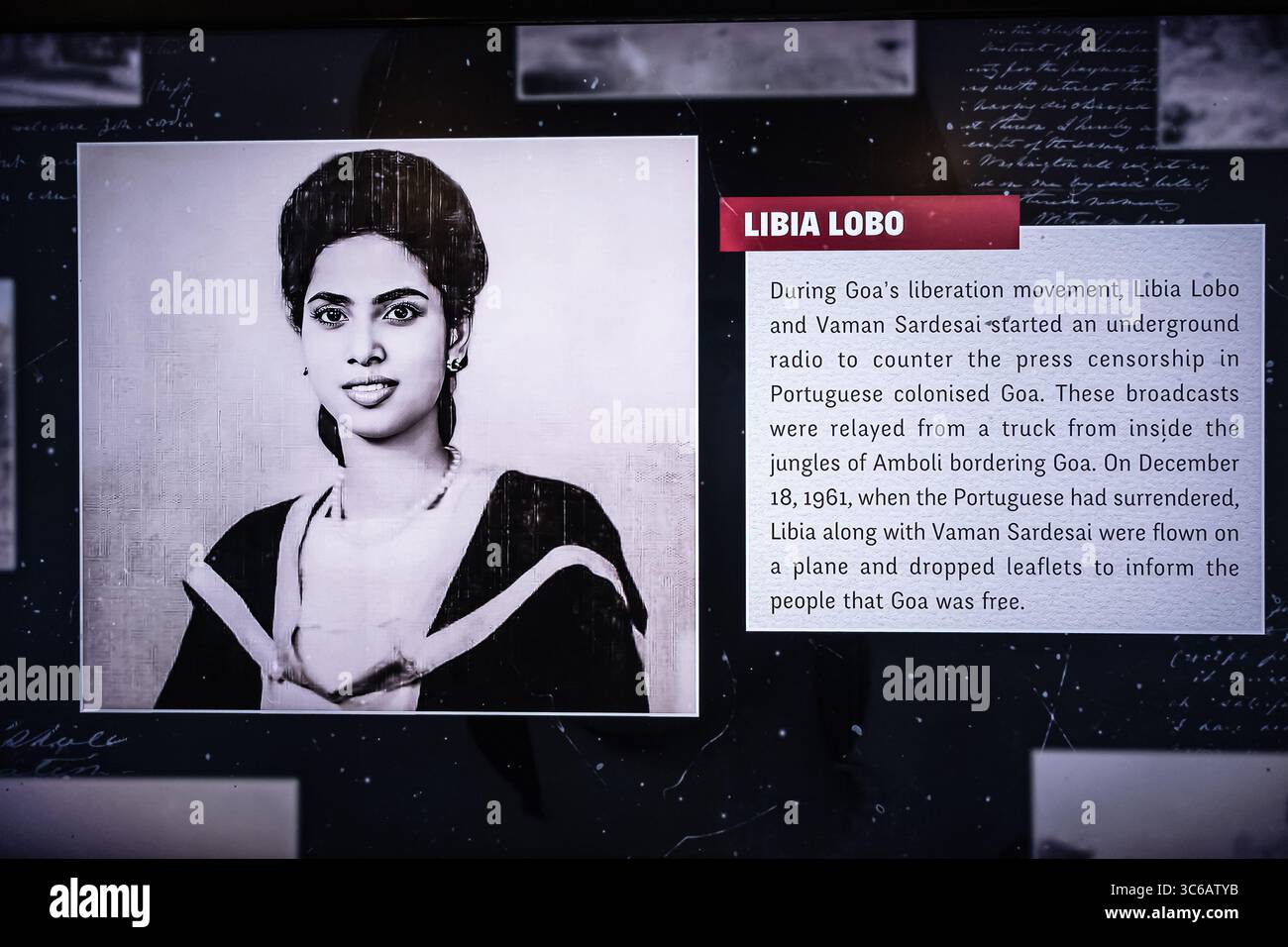 The Historical photo of Libia Lobo Indian Independence activist from ...