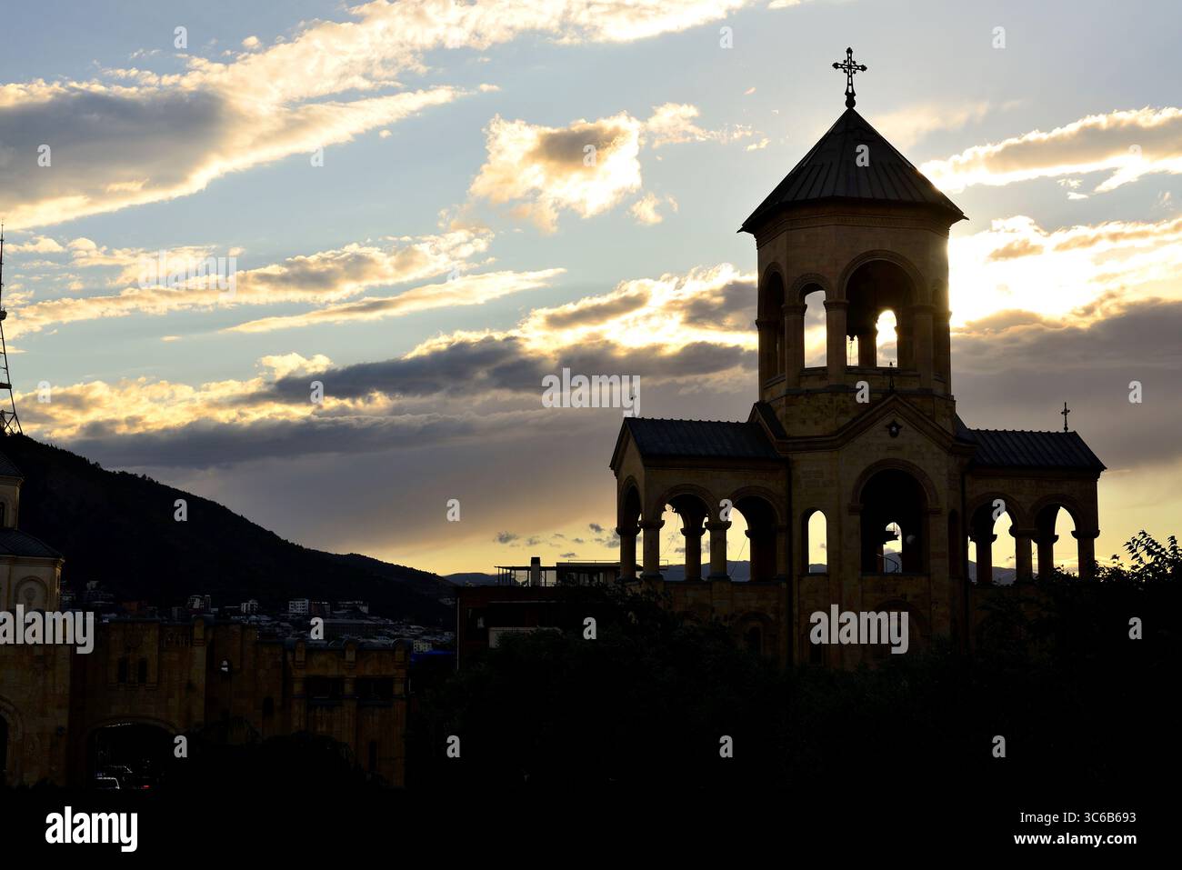 Tbilisi sameba cathedral square hi-res stock photography and images - Alamy