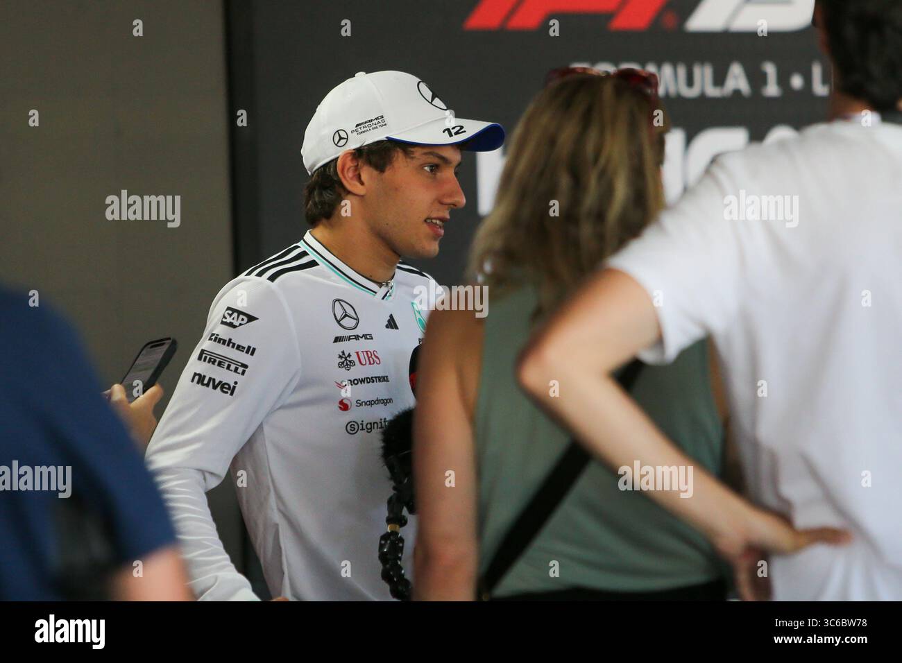 Budapest, Hungary. 31 Jul, 2025. Andrea Kimi Antonelli, during the ...
