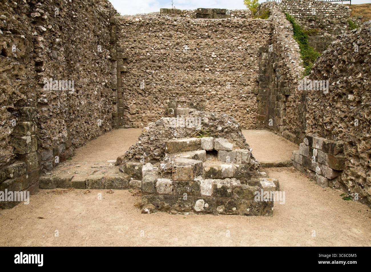 Old Sarum castle formerly known as Seresberi Castle Stock Photo - Alamy