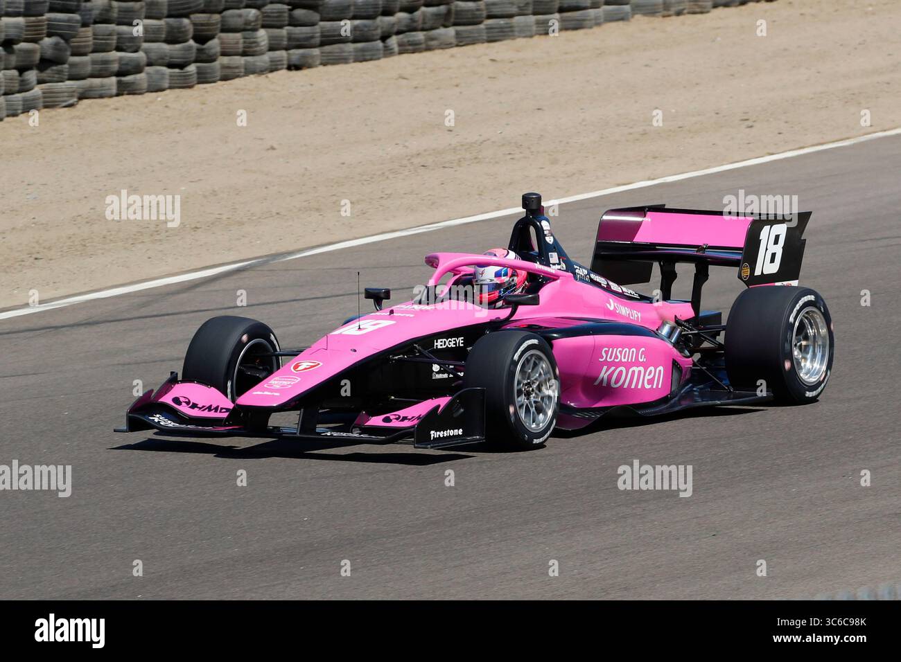 SALINAS, CA - JULY 26: HMD Motorsports Max Taylor (18) during ...