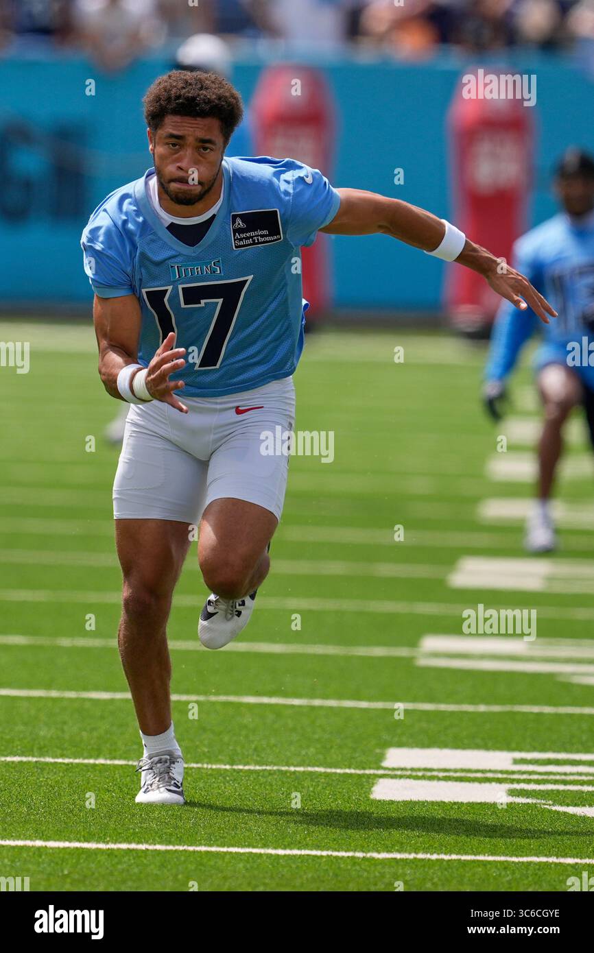 Tennessee Titans wide receiver Chimere Dike (17) during "Back Together ...