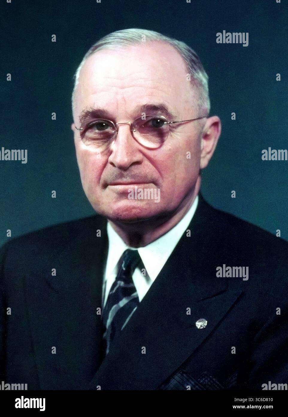 Portrait of President Harry S. Truman, c1947 Stock Photo - Alamy