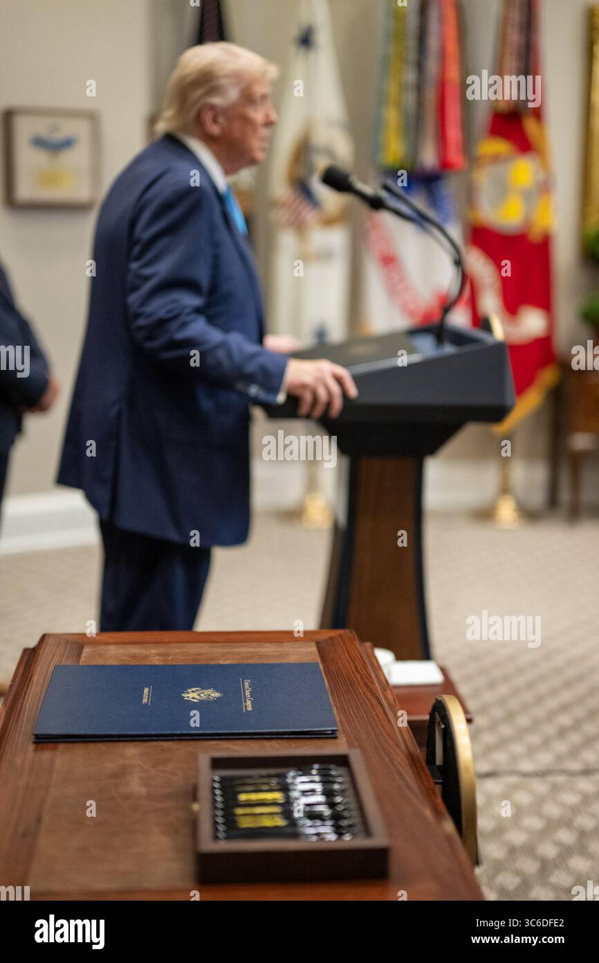 July 30, 2025 - Washington, District of Columbia, U.S. - President ...