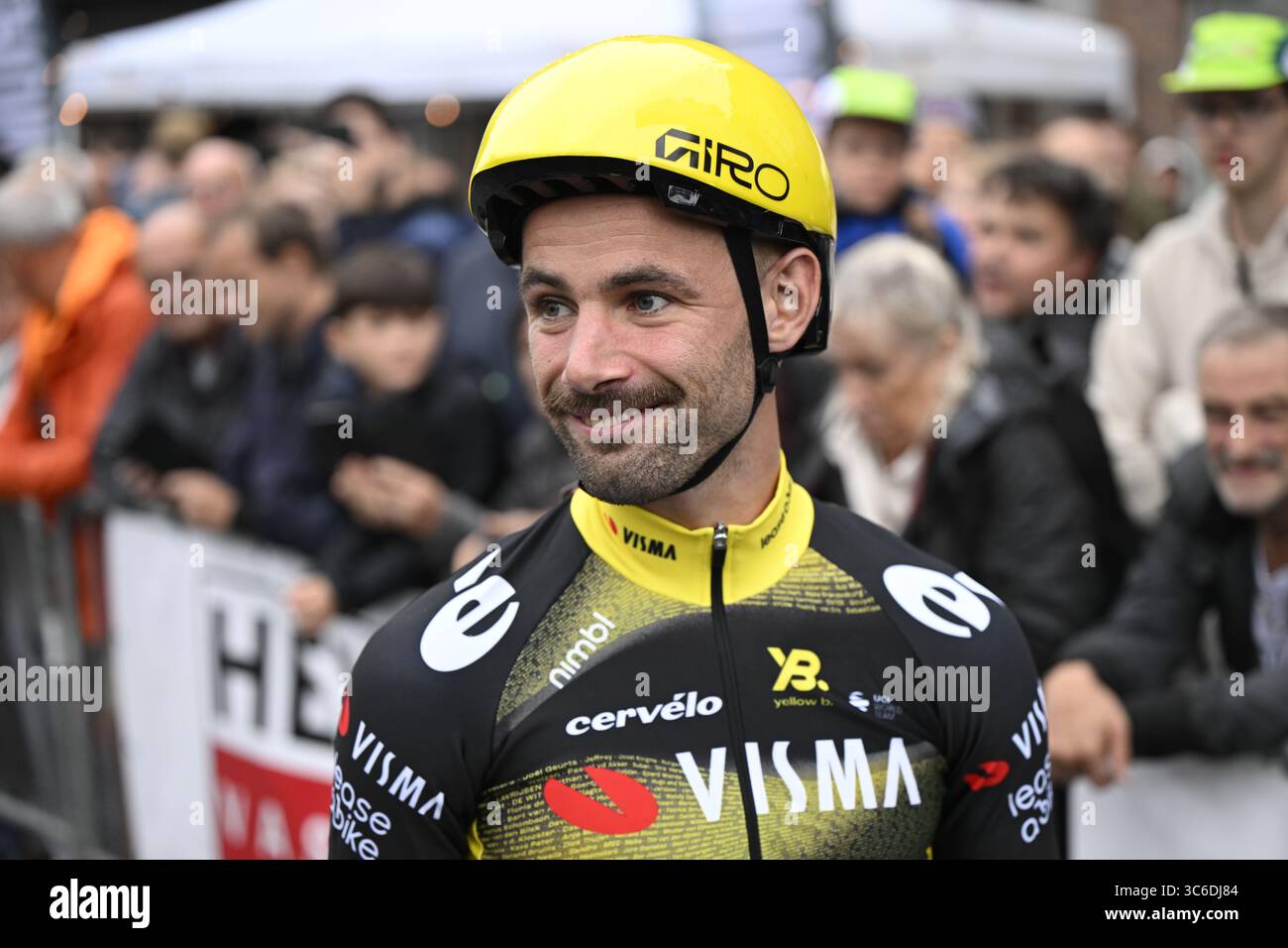 Herentals, Belgium. 31st July, 2025. Belgian Victor Campenaerts of Team ...