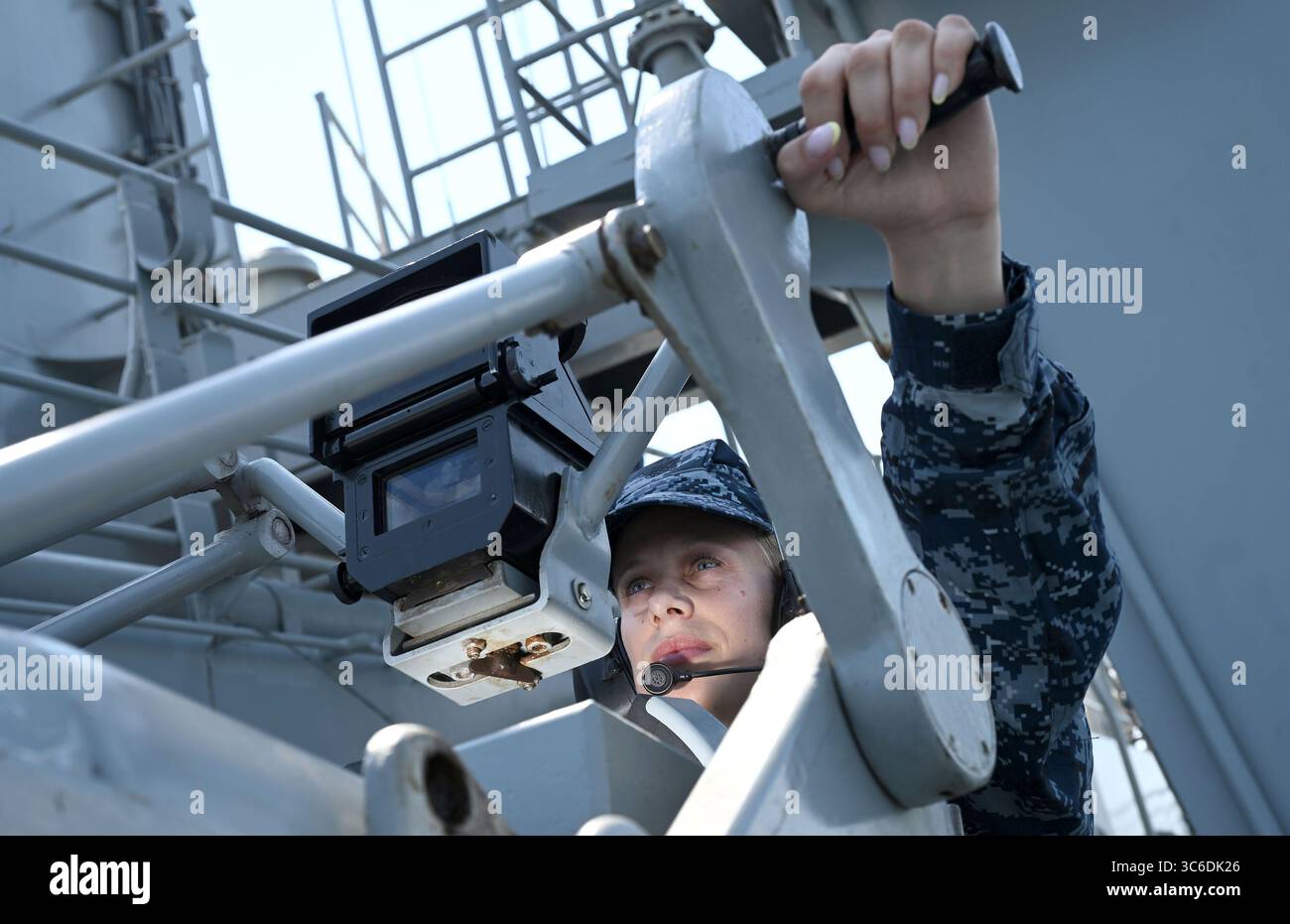 Split, Split. 24th July, 2025. Members of Croatian Navy are pictured ...