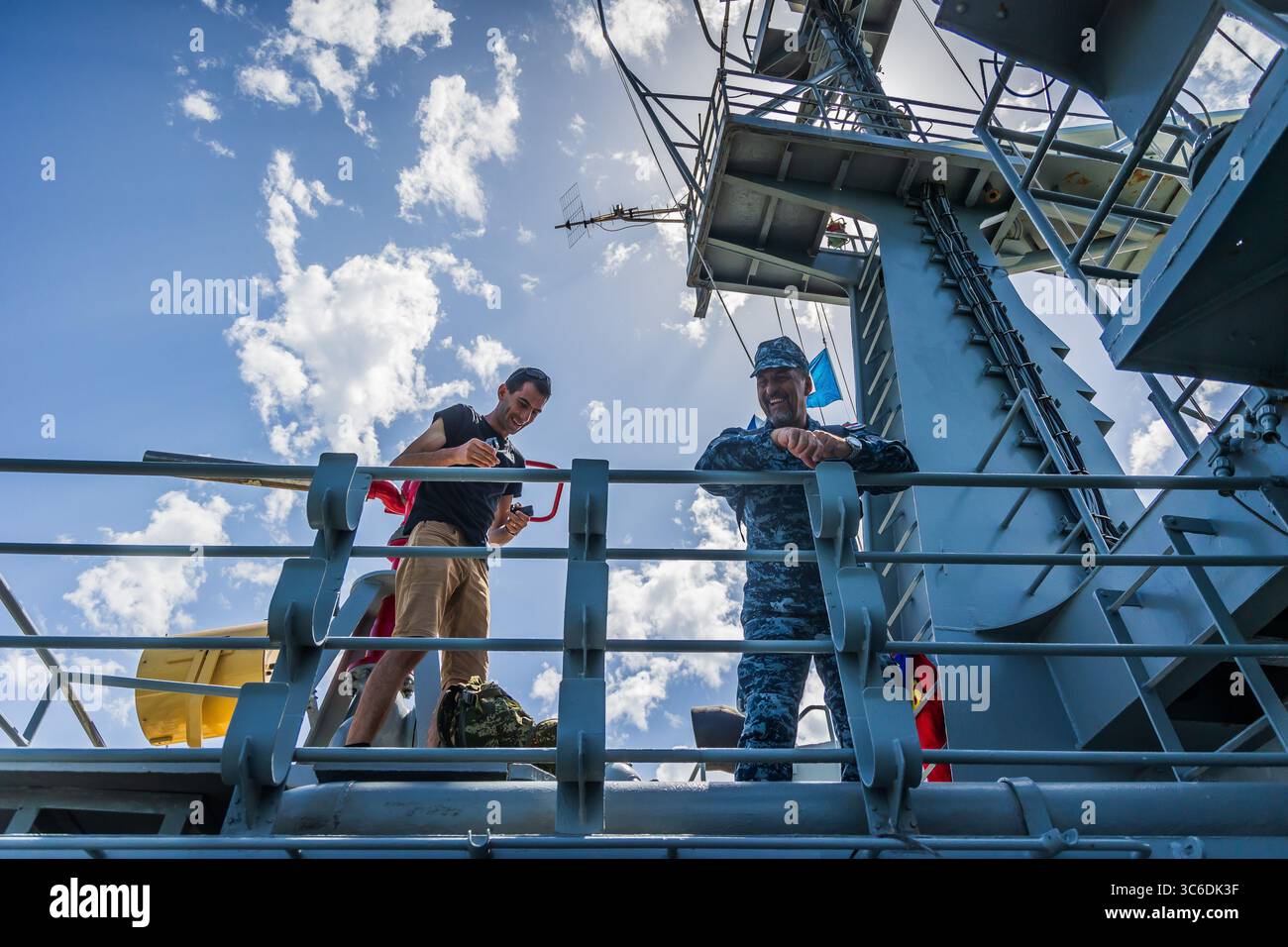 Members of Croatian Navy are pictured during Croatian Navy a military ...