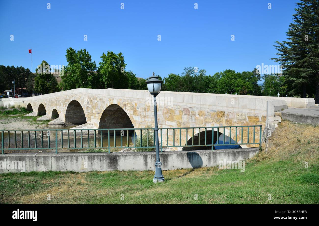 The Historical Stone Bridge in Taskopru, Kastamonu, Turkey was built in ...