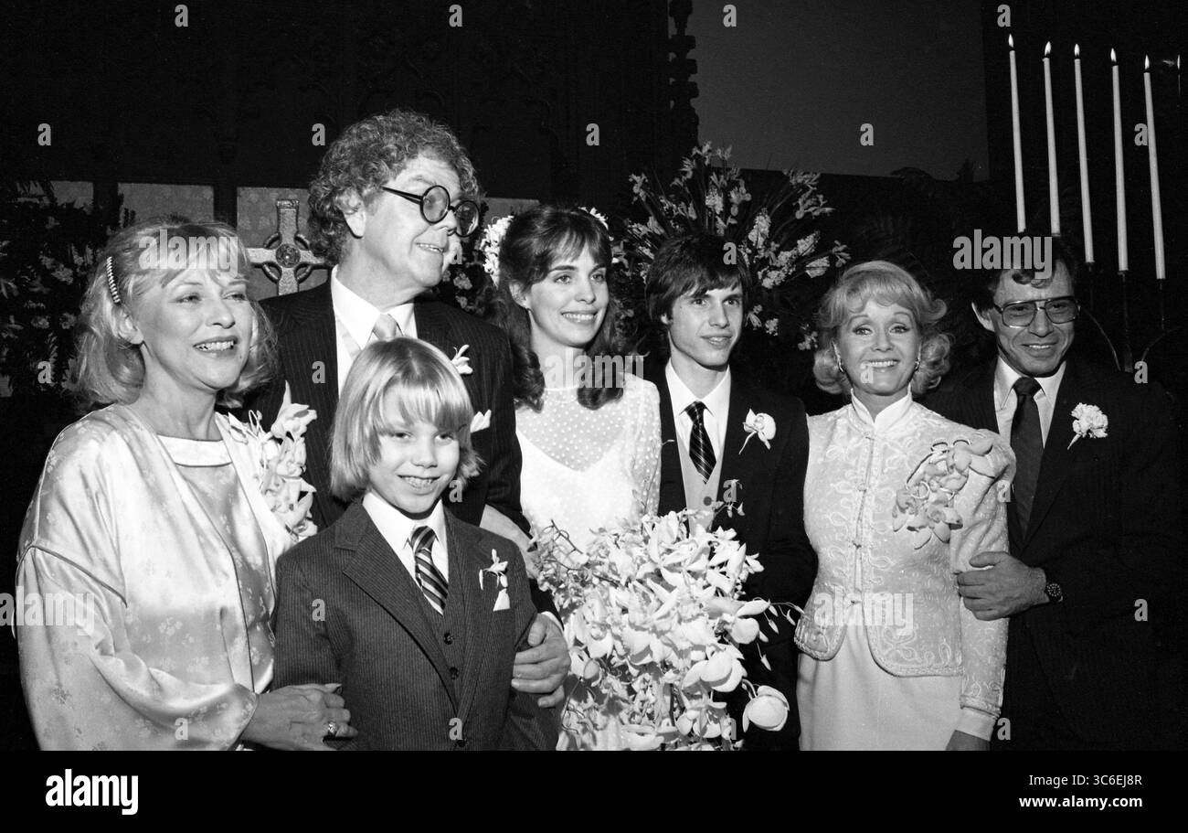 Todd Fisher and Donna Freberg with Stan Freberg, Debbie Reynolds and ...
