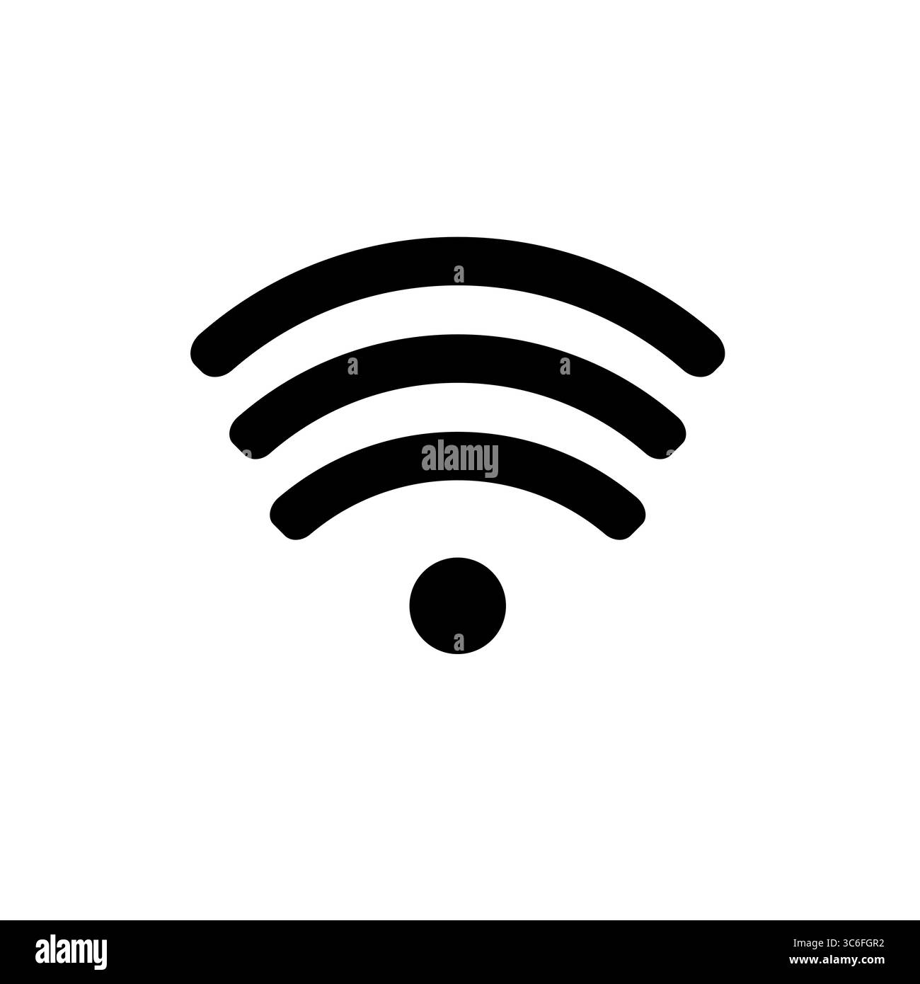 Wi fi symbol minimalist Stock Vector Images - Alamy