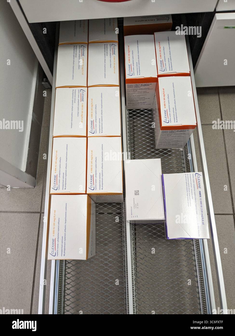 Prague,Czech Republic-May 6 2025: Clexane enoxaparin sodium injection ...