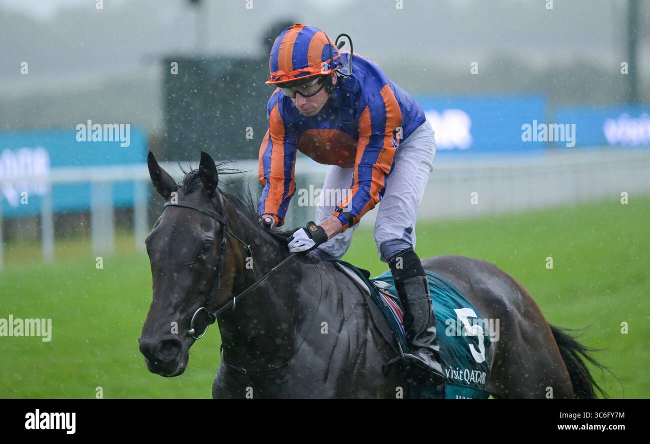 Goodwood, UK. 29 July, 2025. Whirl ridden by Ryan Moore and trained by ...