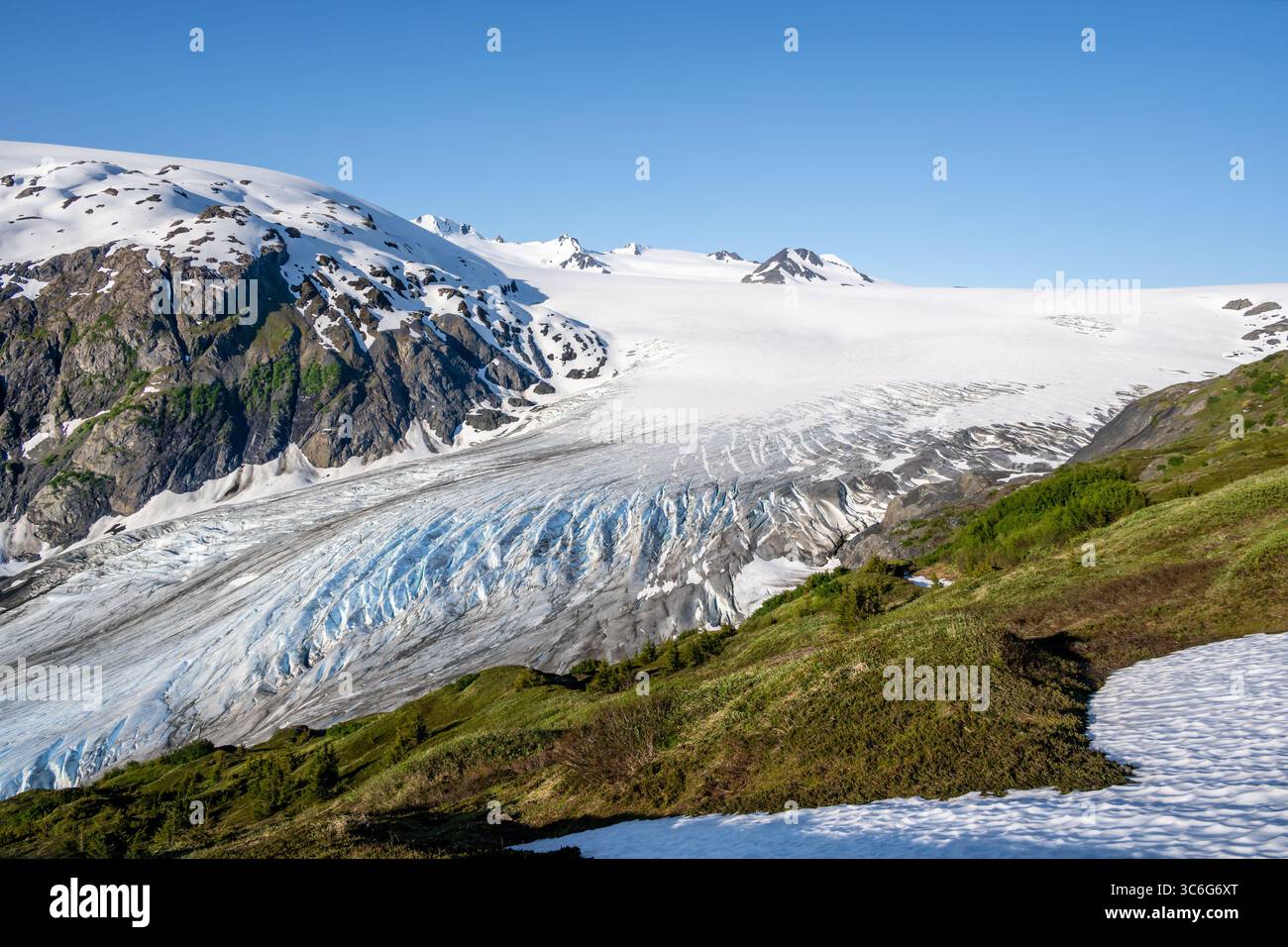 Exit Glacier, Harding Icefield Trail, Kenai Fjords National Park ...