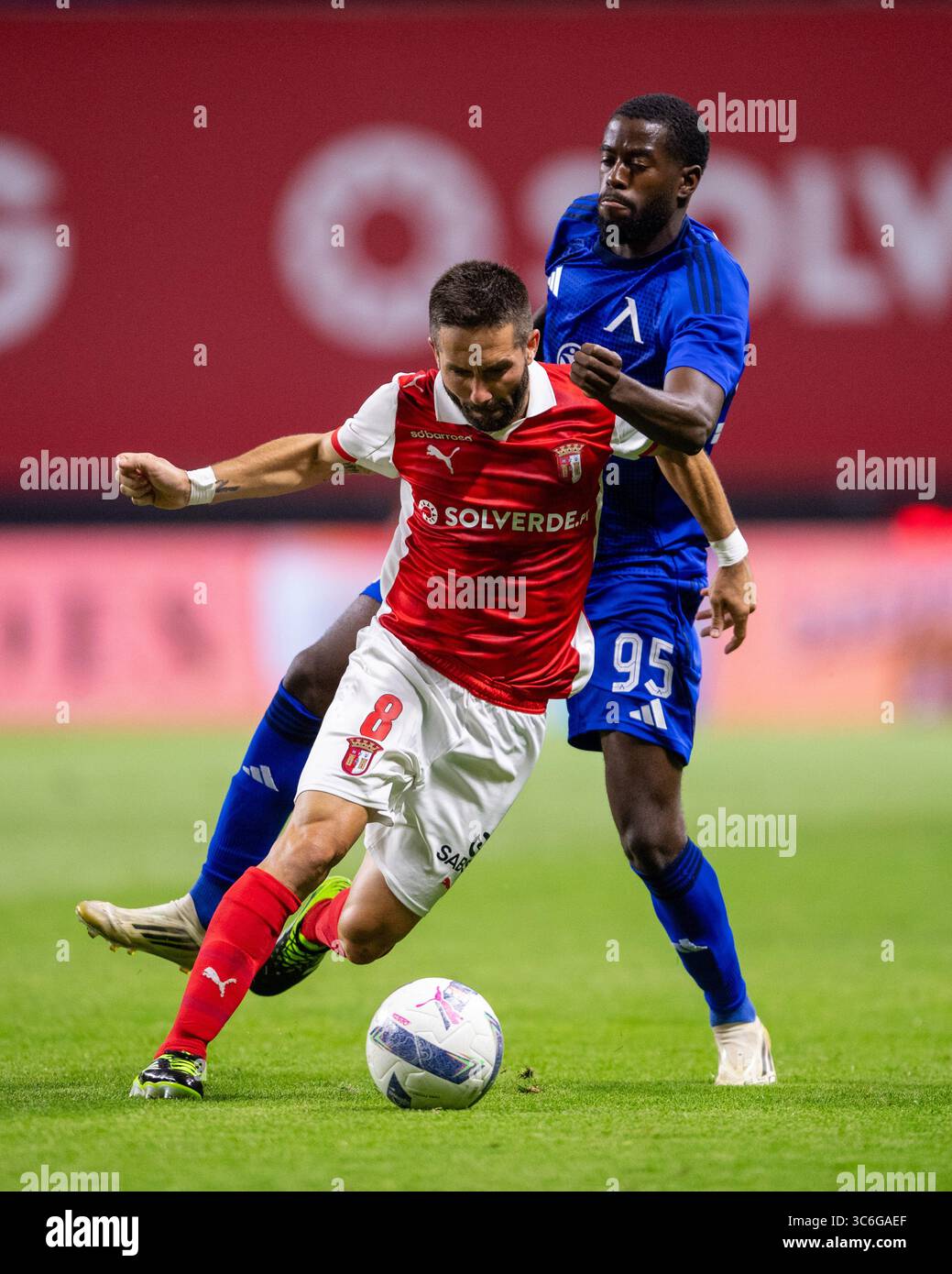 Braga, Braga, Portugal. 31st July, 2025. xxxxxxxxxxxxxxx during the UEFA Europe League 2025/26 ...