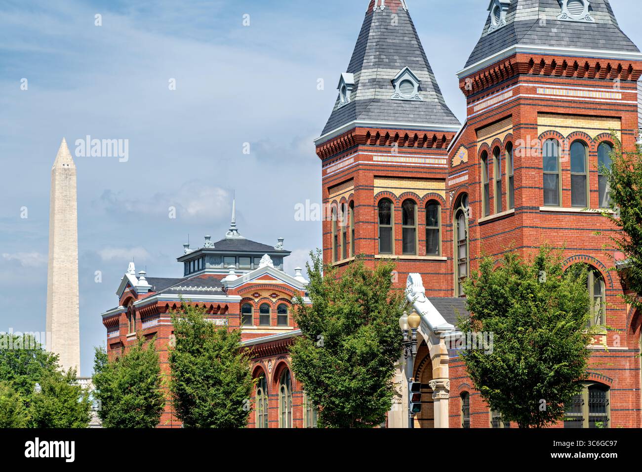 WASHINGTON DC — The Arts and Industries Building displays its ...