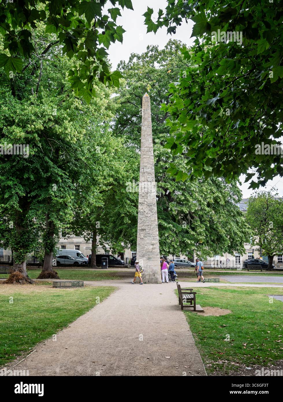 Obelisk erected by Beau Nash in 1738 in honour of Frederick, Prince of ...