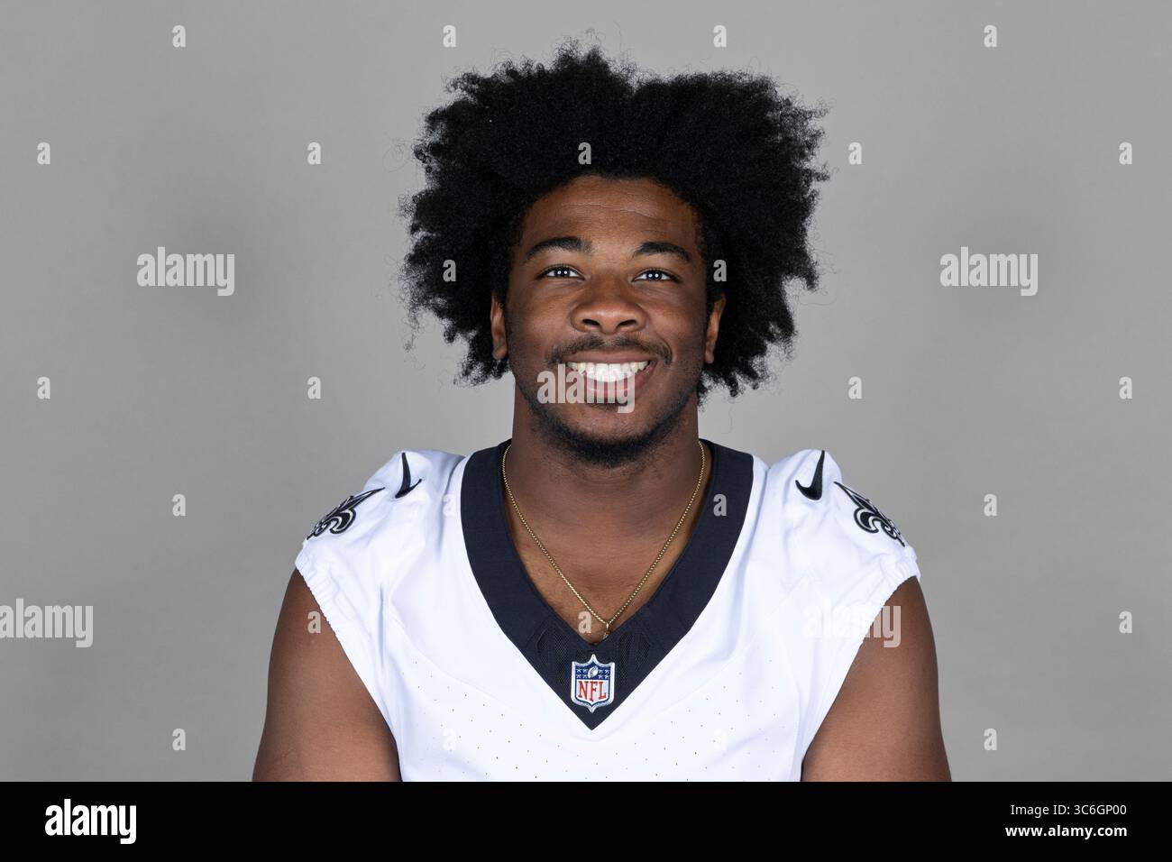 This is a 2025 photo of Chris Rumph II of the New Orleans Saints NFL ...