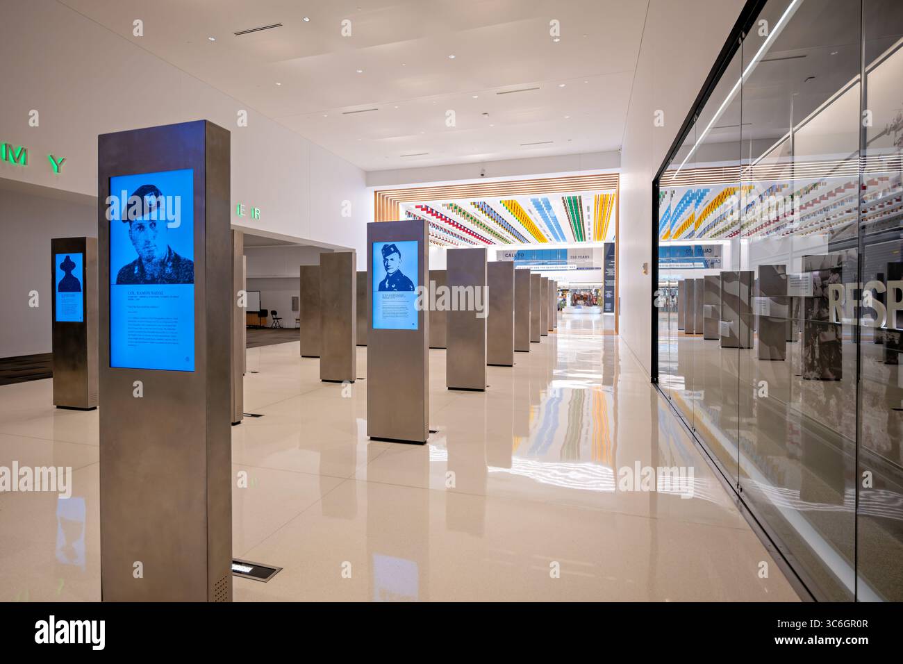 FORT BELVOIR, Virginia — The Soldiers' Stories Gallery at the National ...