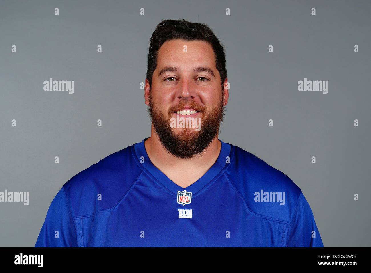 This is a 2025 photo of Greg Van Roten of the New York Giants NFL ...