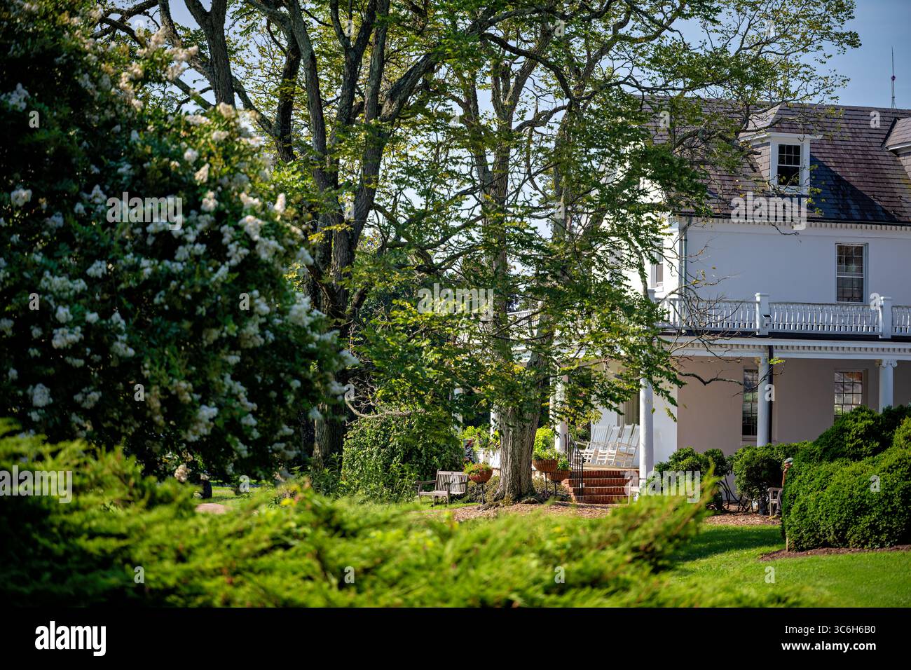 ALEXANDRIA, Virginia — The main building at George Washington's River ...
