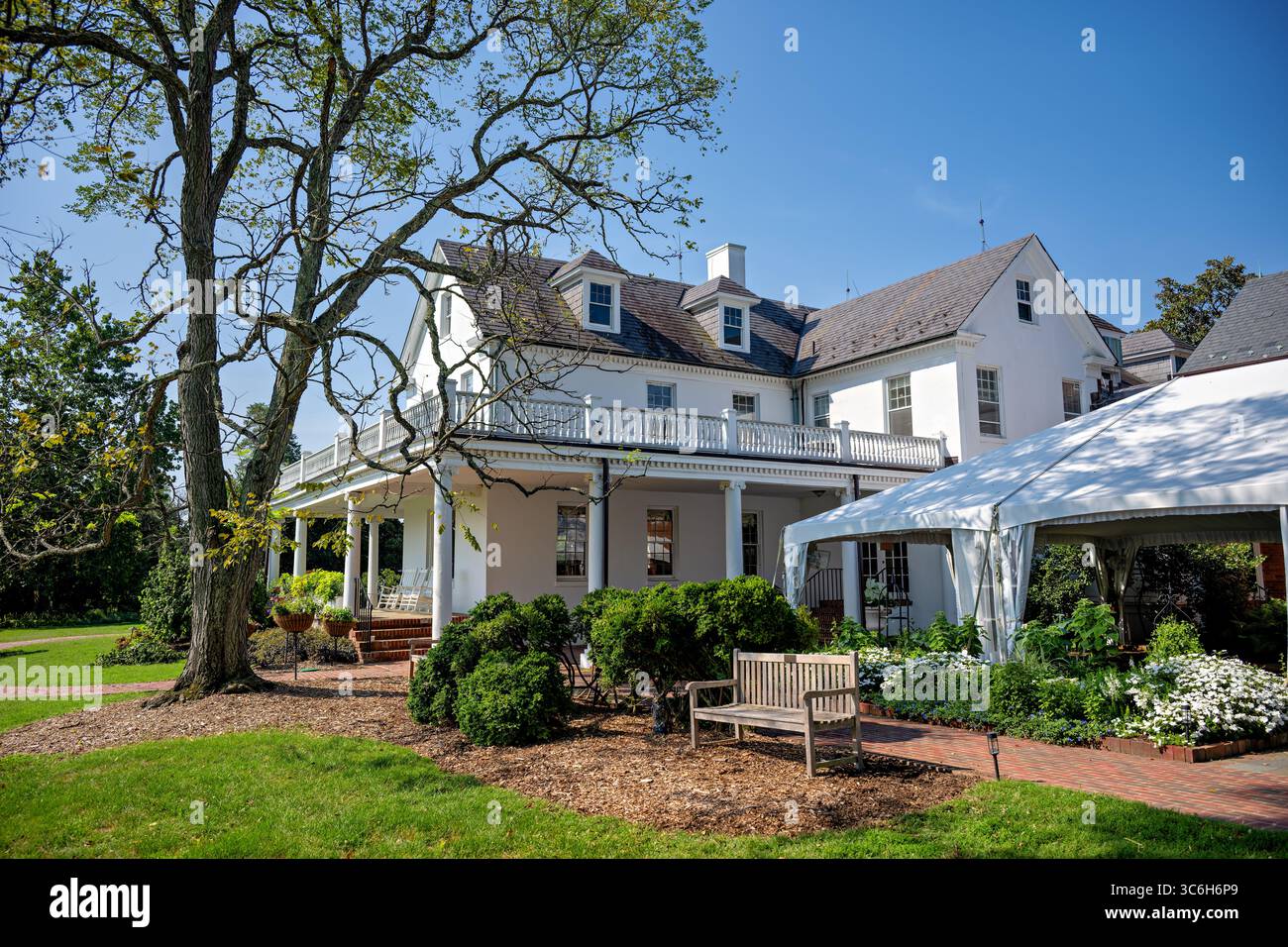 ALEXANDRIA, Virginia — The main building at George Washington's River ...