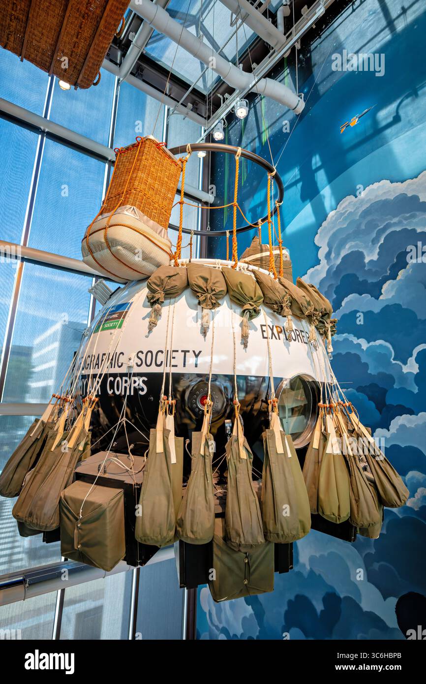 WASHINGTON DC — The Explorer II gondola, which reached a world record ...