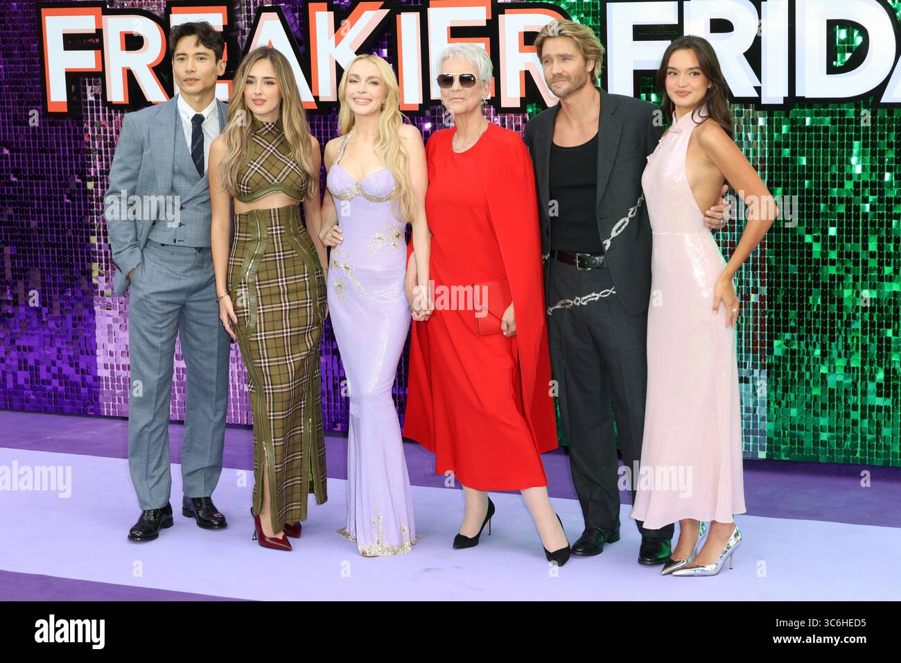 Manny Jacinto, Julia Butters, Lindsay Lohan, Jamie Lee Curtis, Chad ...