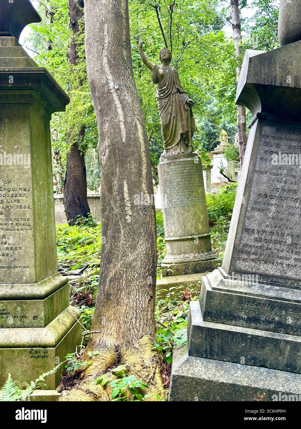 Old graves at cemetery smartphone stock photos and images - Alamy
