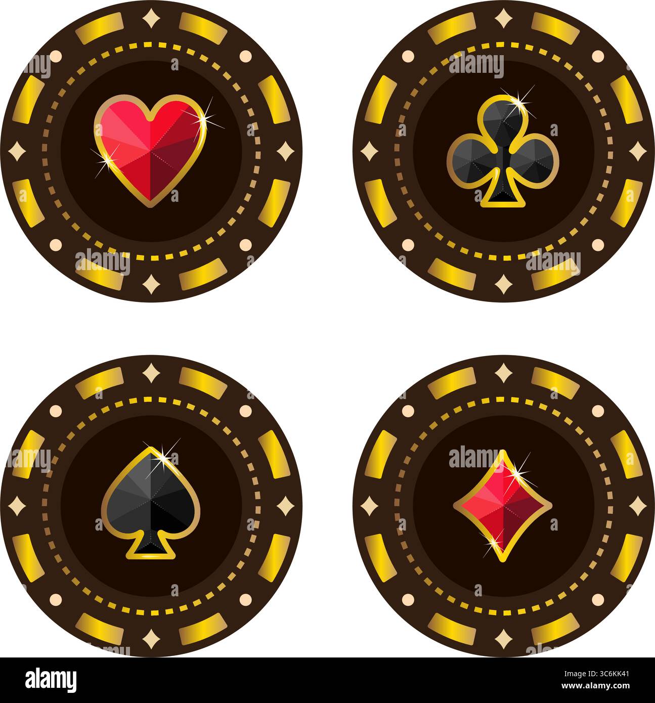 Set round glossy premium Cut Out Stock Images & Pictures - Alamy