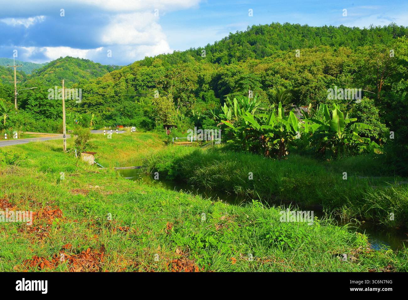 Mountain Landscape, Cho Hae, Thailand Stock Photo - Alamy