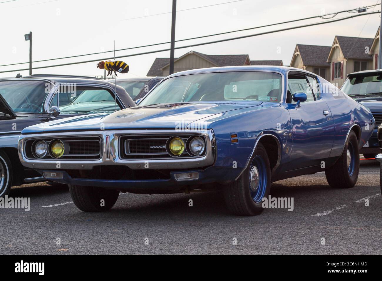 Oakland, Maryland, USA - July 28 2025: Blue Dodge Super Bee Classic ...