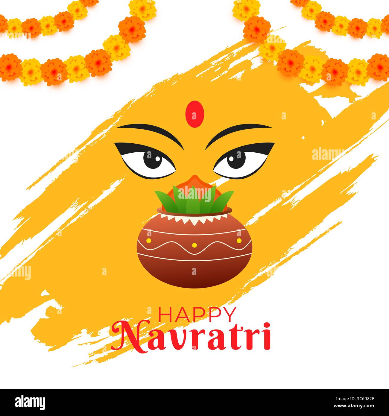 creative illustration design to celebrate navratri Stock Vector Image ...