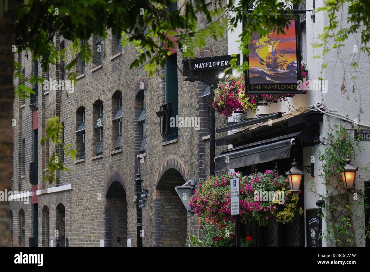 The Mayflower, a British pub in London, Wednesday, July 23, 2025. (AP ...