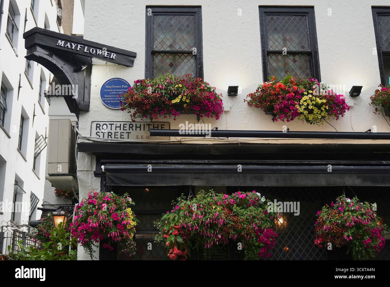 The Mayflower, a British pub in London, Wednesday, July 23, 2025. (AP ...
