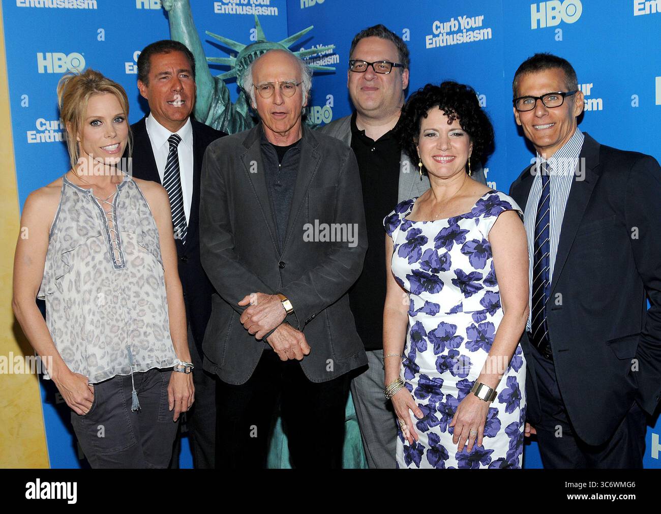 Cheryl Hines and HBO Executive Richard Plepler and Larry David and Jeff ...