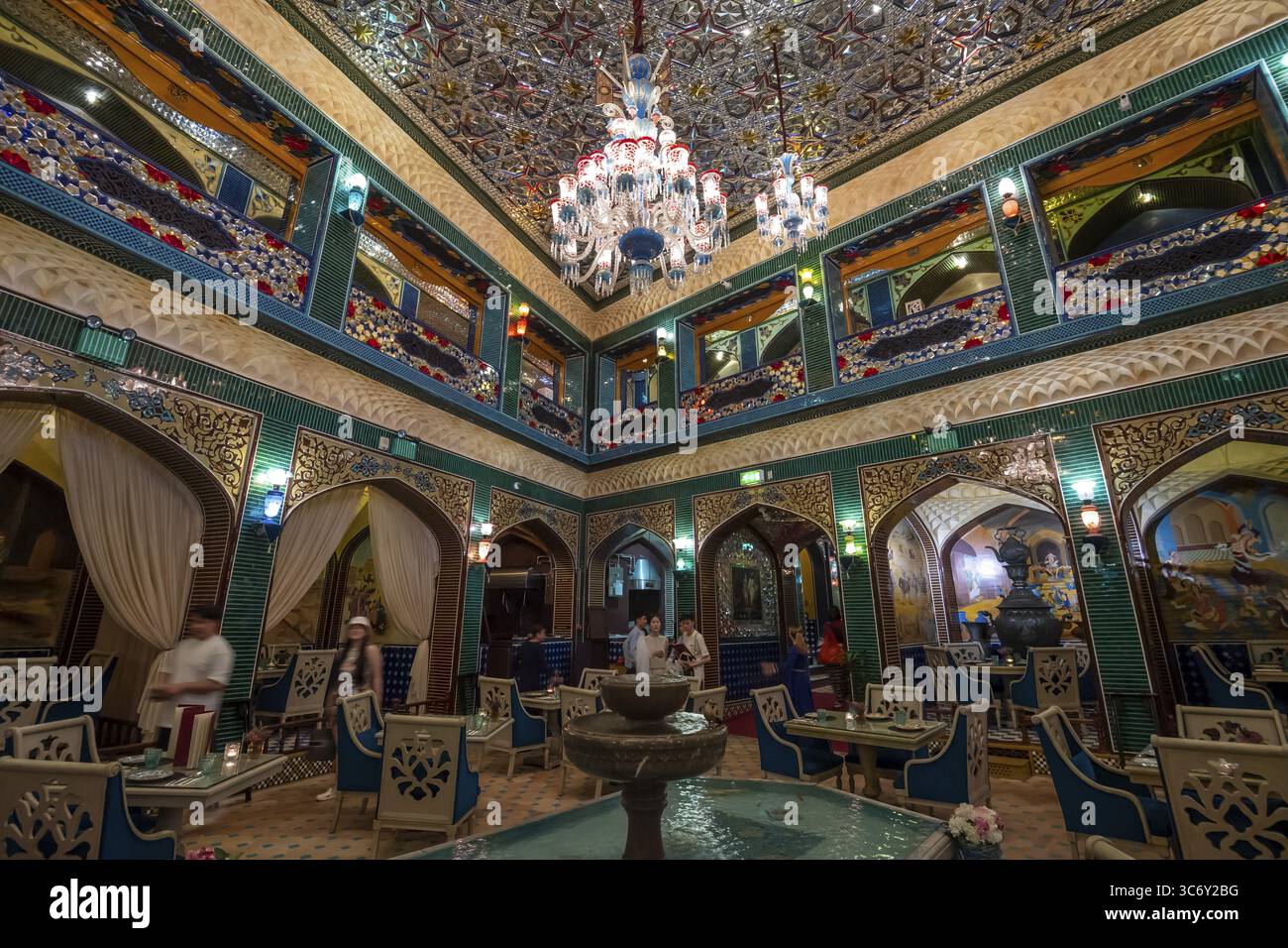 Parisa, Persian luxury restaurant, old town of Doha, Souq Waqif, Qatar ...