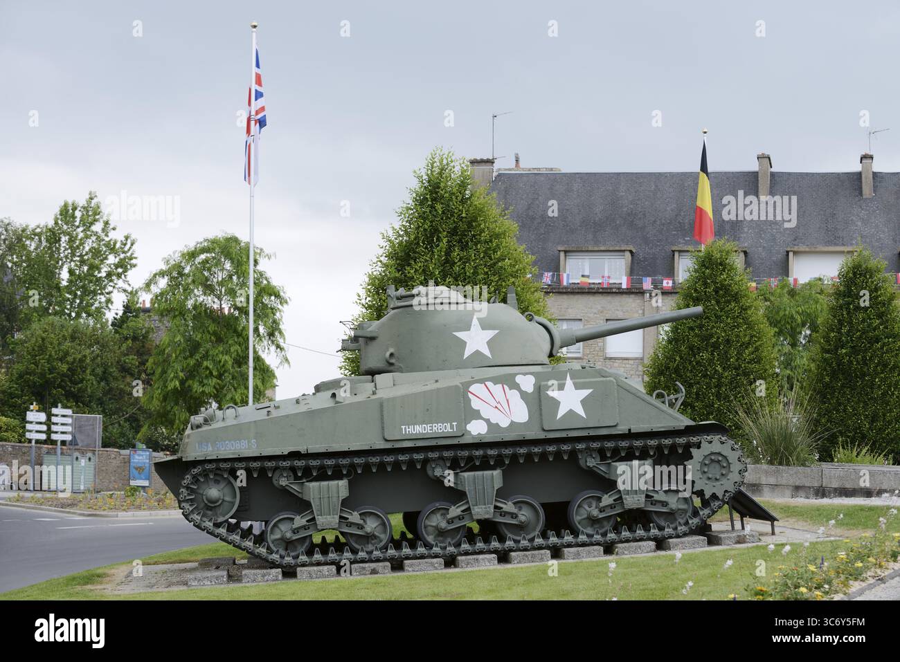 M4 Sherman tank of the US Army from the Second World War, Place Patton ...