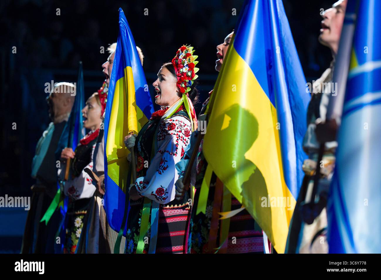The Orchestra of Naval Forces of the Armed Forces of Ukraine performs ...