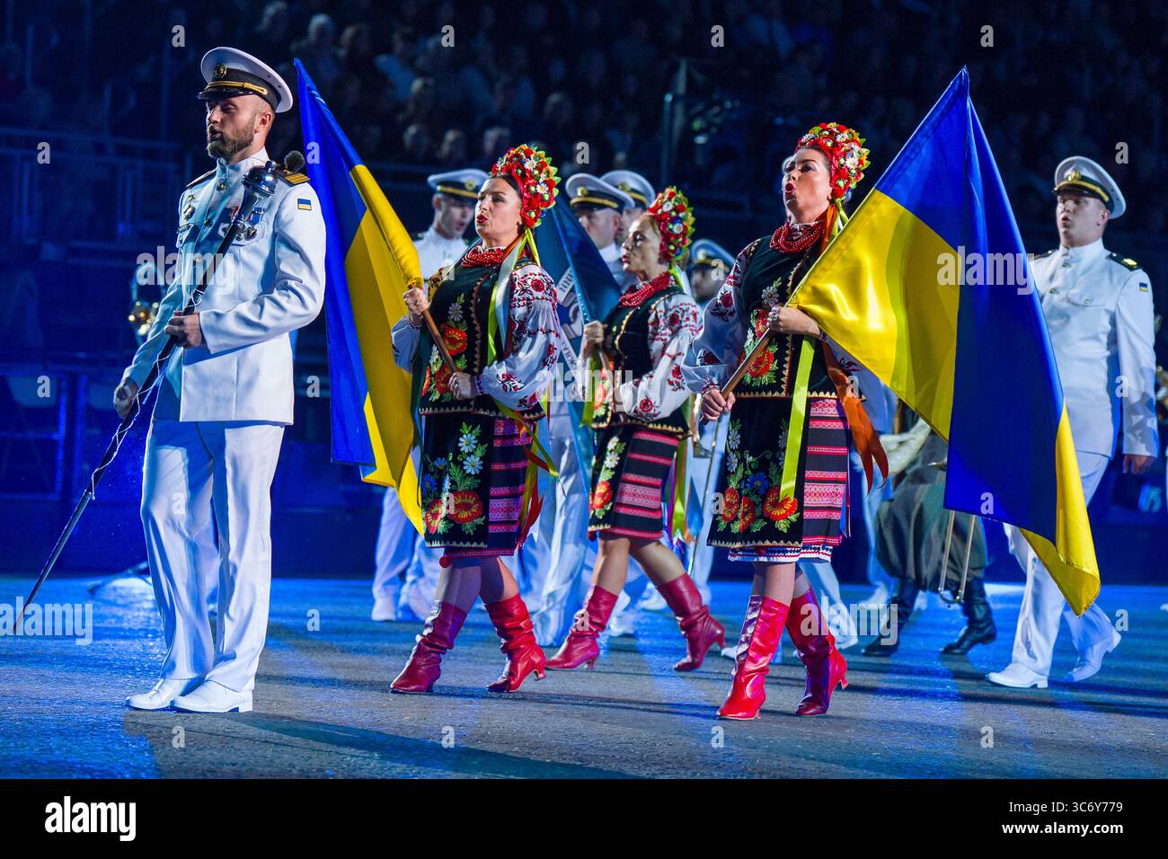 The Orchestra of Naval Forces of the Armed Forces of Ukraine performs ...