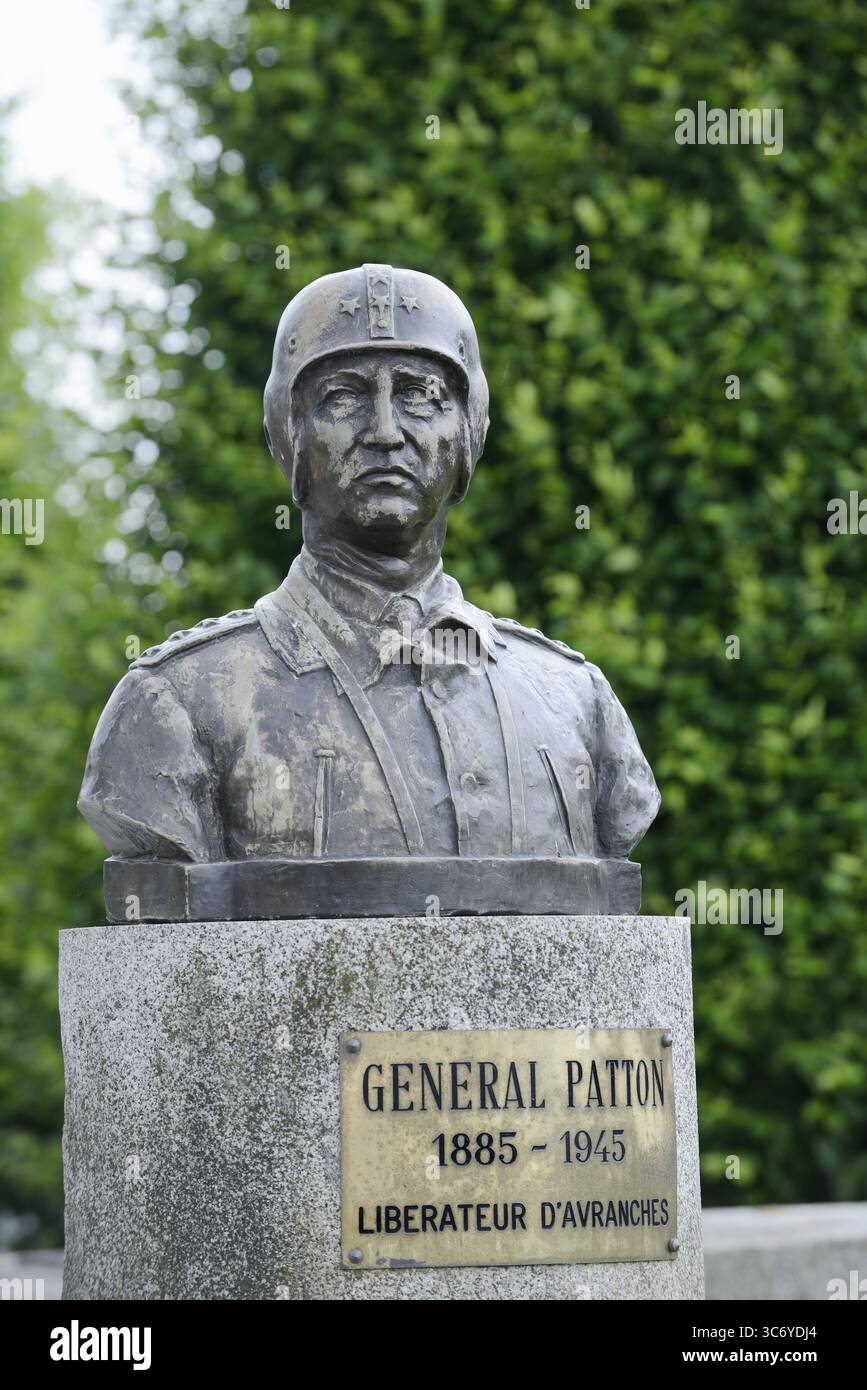 General Patton Memorial, General of the US Army in the Second World War ...