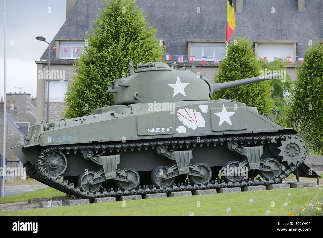 M4 Sherman tank of the US Army from the Second World War, Place Patton ...