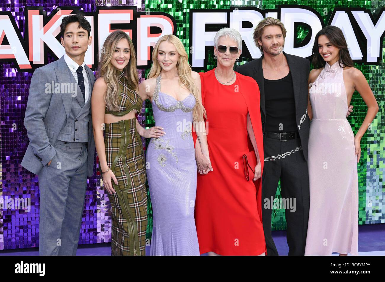 Manny Jacinto, Julia Butters, Lindsay Lohan, Jamie Lee Curtis, Chad ...