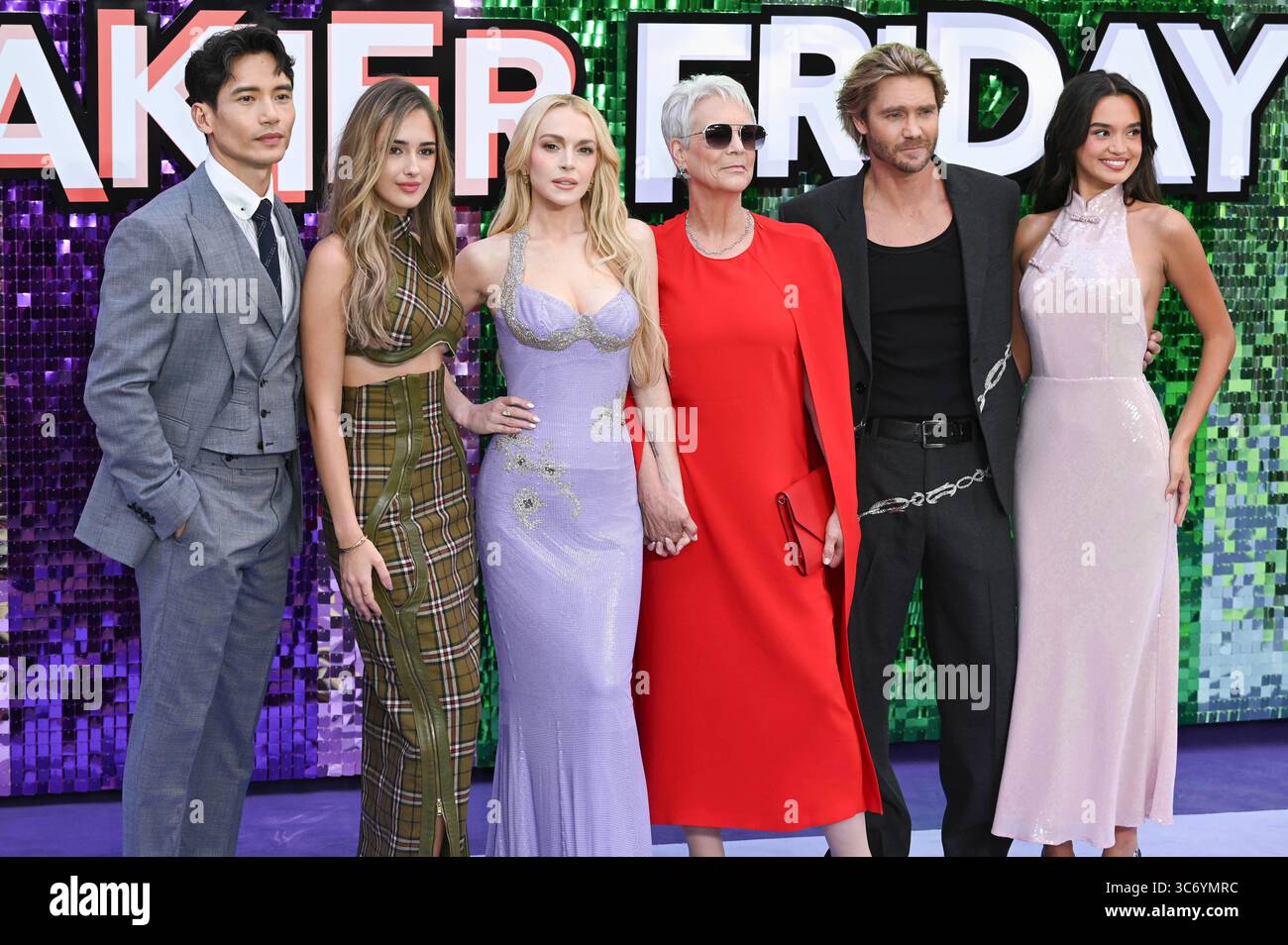Manny Jacinto, Julia Butters, Lindsay Lohan, Jamie Lee Curtis, Chad ...