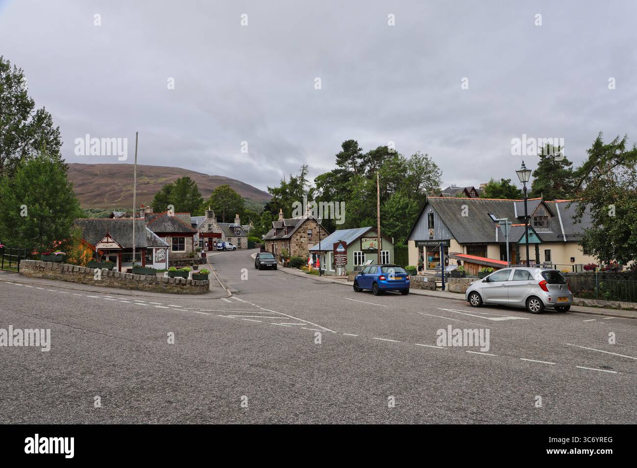 Braemar street scene Scotland July 2025 Stock Photo - Alamy
