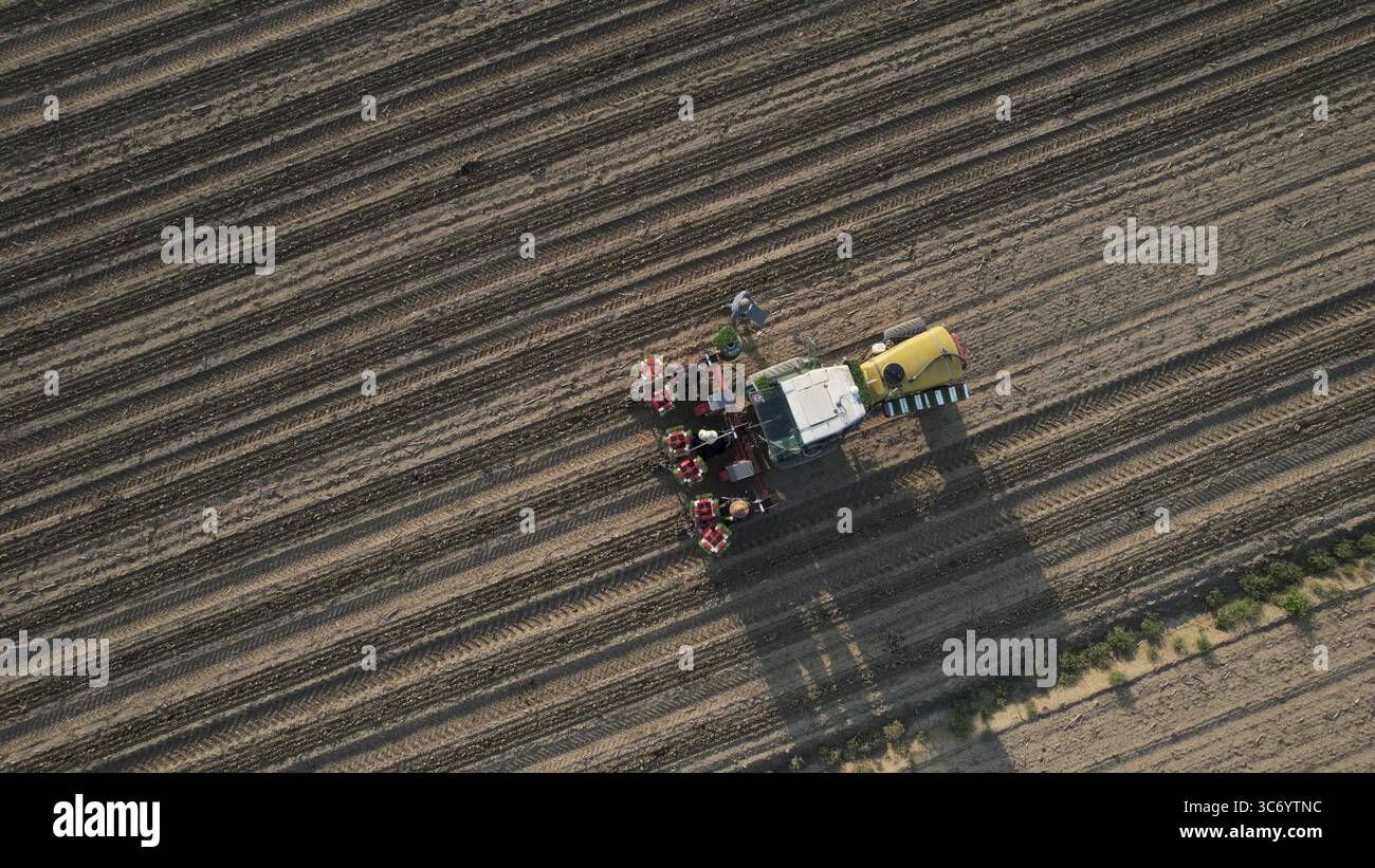 Aerial view showing vast field hi-res stock photography and images - Alamy